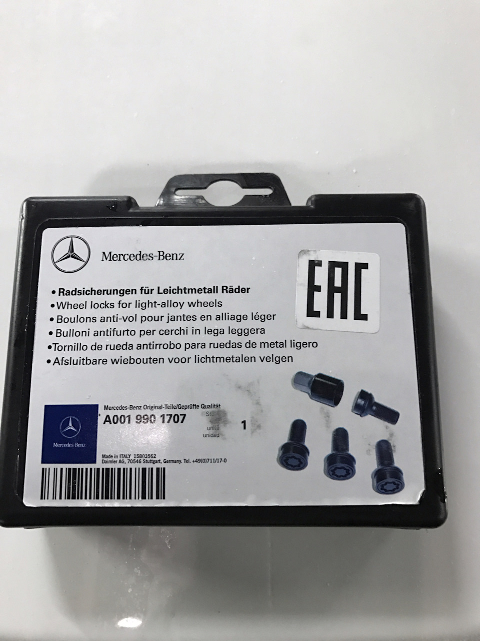 A0019901707 Болт м14. Mercedes | Запчасти на DRIVE2