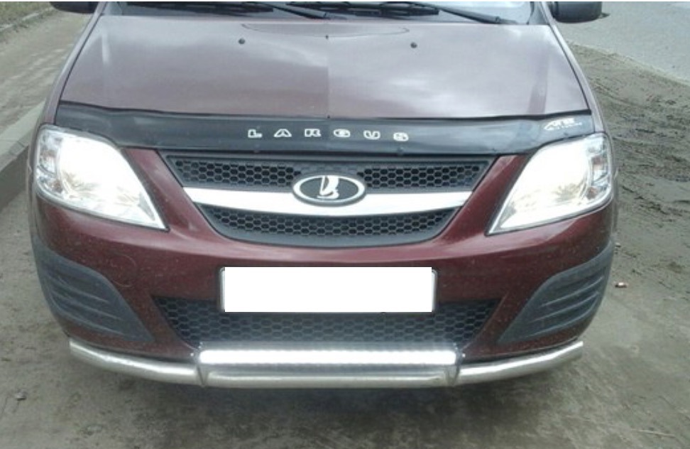 Установлена балка серии Slim на Лада Ларгус (доп дальний свет) — cool-led.ru на DRIVE2