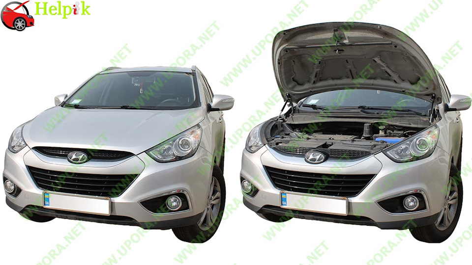 Упор капота (амортизатор) для Hyundai ix35 (2009-2016) — UporaNet на DRIVE2