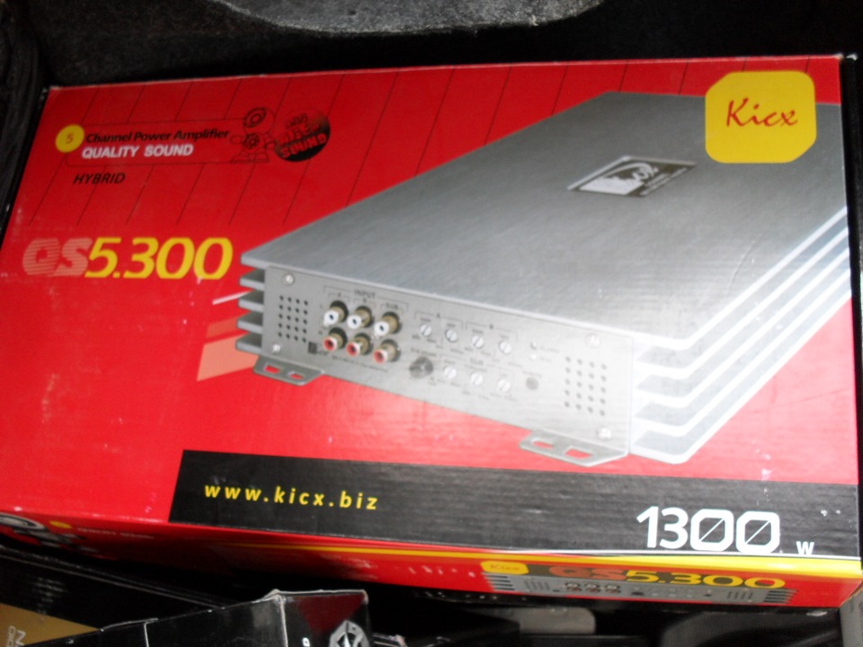 продам усилок KICX QS-5.300 5-канальный — Lada 21120, 1,5 л, 2002 года | автозвук | DRIVE2