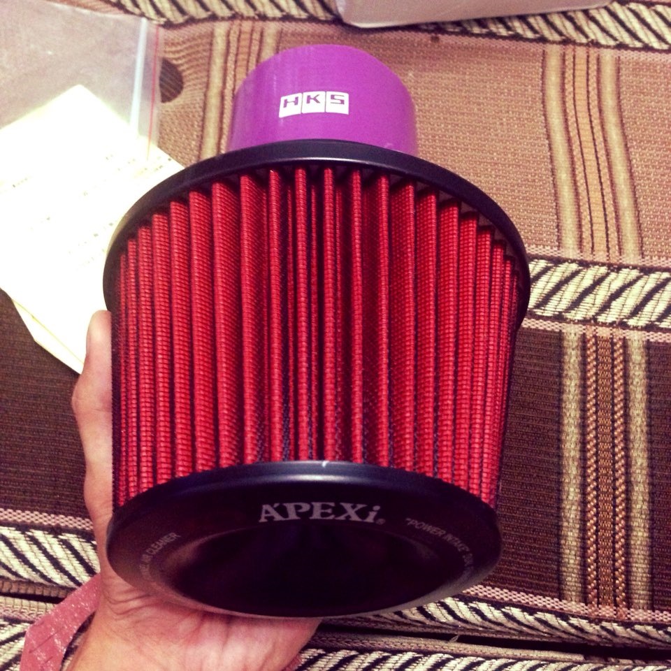 11. Новый впуск (2) "Apexi power intake" — Toyota Celica (180), 2 л, 1991 года | запчасти | DRIVE2