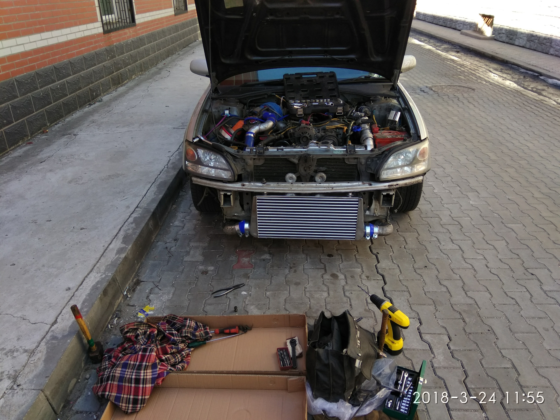 087 Съездил в благу заодно тюняху взял — Subaru B4 Be 2 л 2001 года тюнинг Drive2