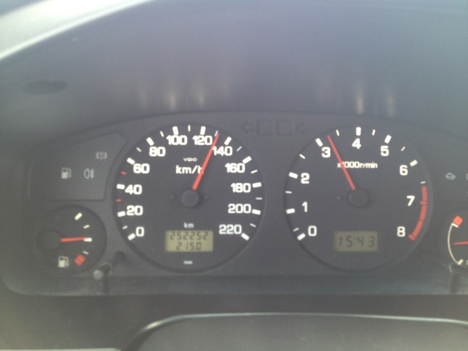 252 252 и 130 км/ч — Nissan Primera (P11), 1,6 л, 1998 года | просто ...