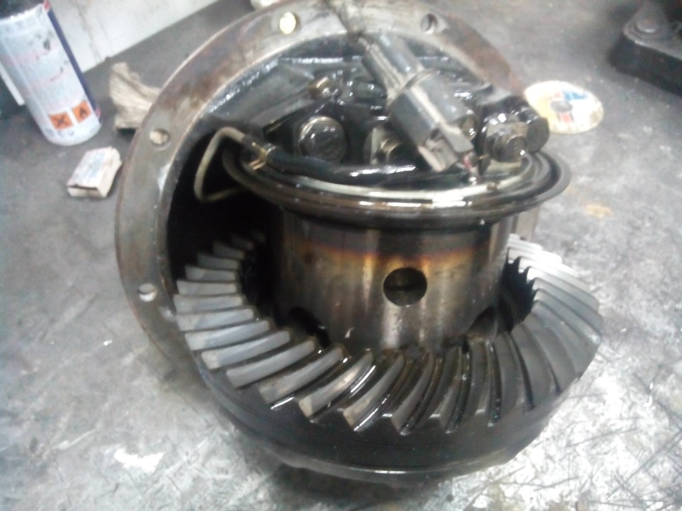 Редуктор заднего моста (часть 1) — Mitsubishi Pajero (2G), 3 л, 1995 ...