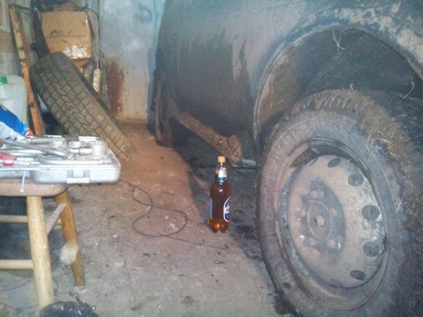 поставил уазовские колесики)) — Lada 4x4 3D, 1,8 л, 1999 года ...