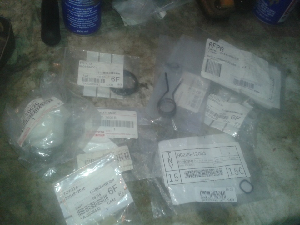 Ребилд педального узла & кулисы мкпп — Toyota Sprinter (90), 1,6 л ...