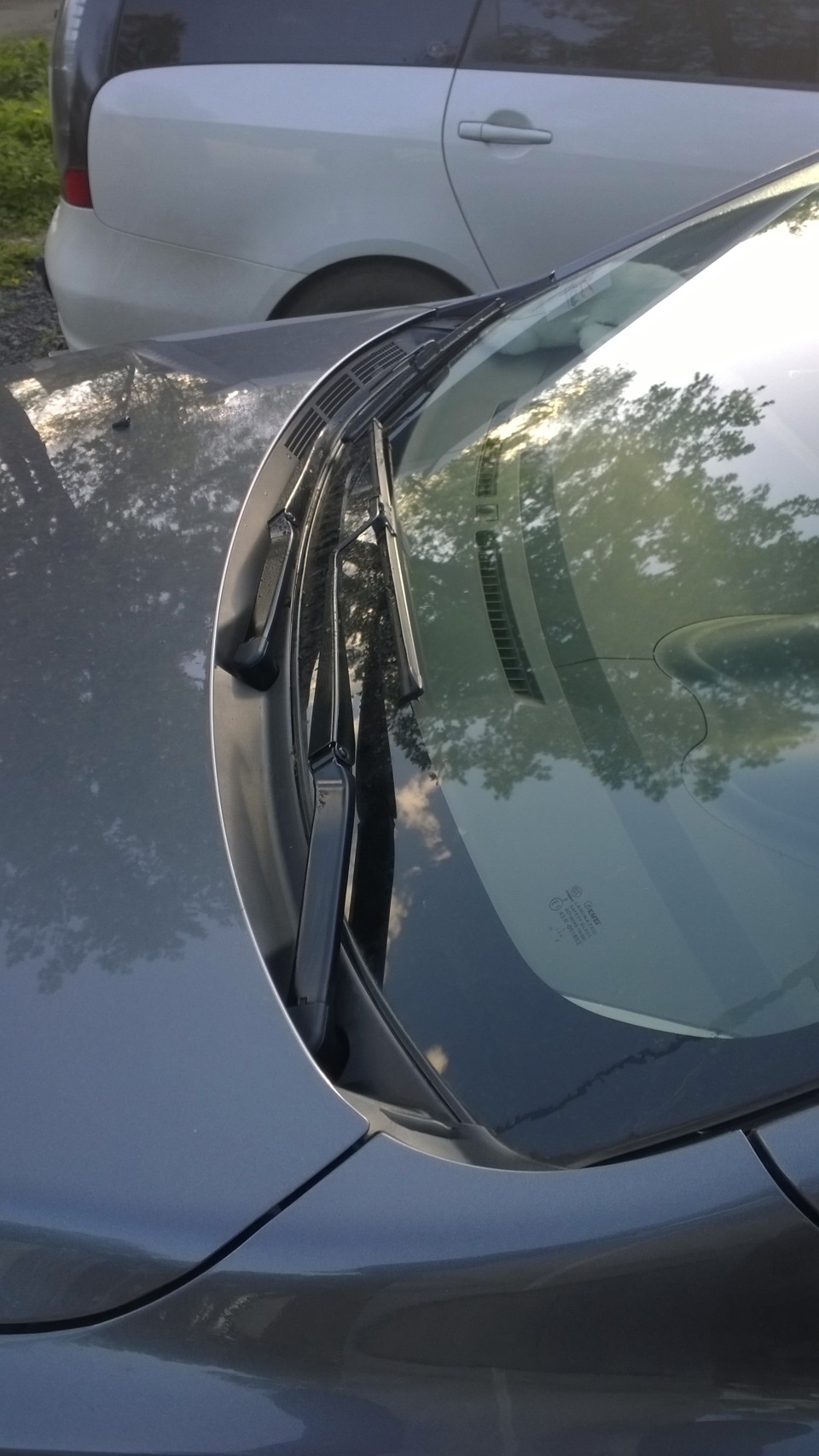 ===Покраска поводков стеклоочестителя=== — Mitsubishi Lancer X, 2 л ...