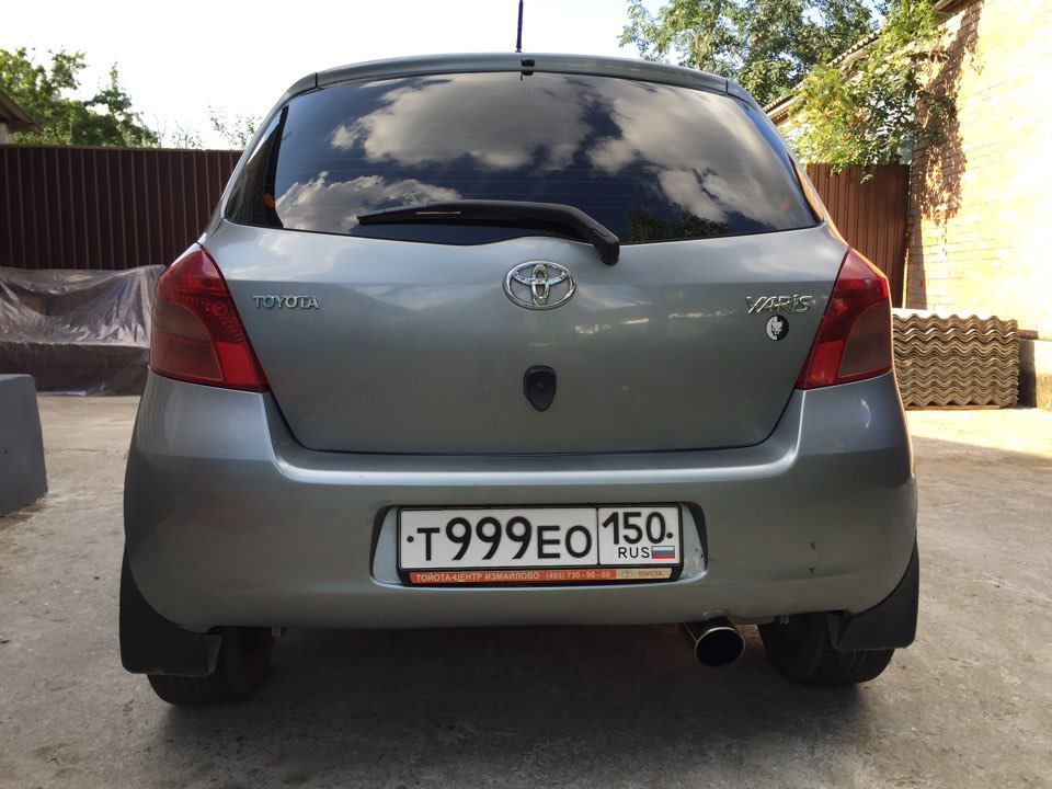 Спойлер trd — Toyota Yaris (p2), 1,3 л, 2006 года | аксессуары | DRIVE2
