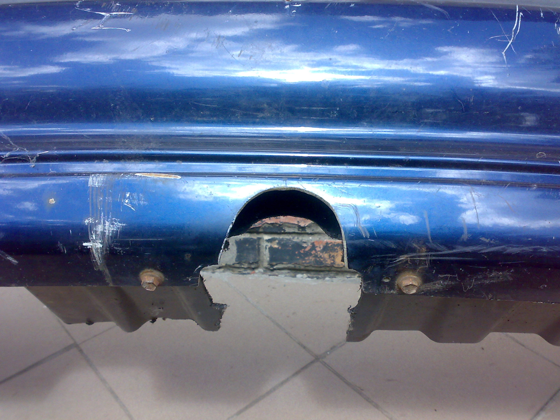 накладка kamei заднего бампера audi 80/90 b3 /часть 2/ — Audi 80 (B3 ...