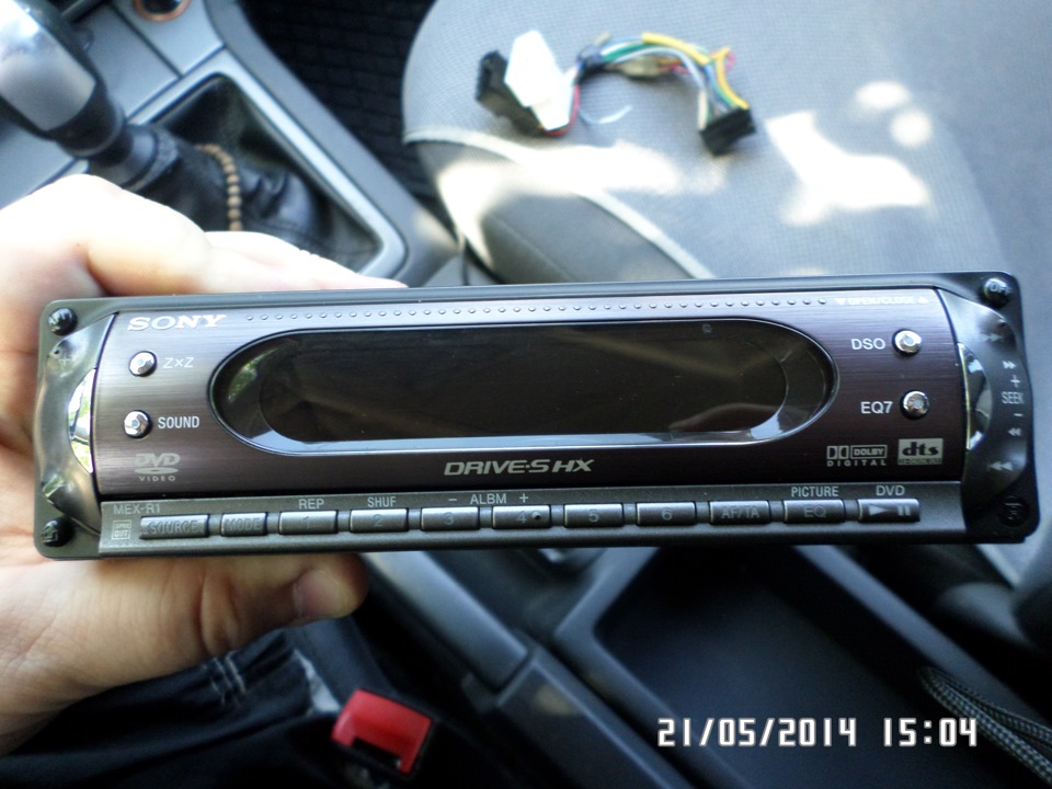 Замена SIMENS VDO CDR-2005 на SONY MEX-R1 — Opel Vectra C, 1,8 л, 2003 ...