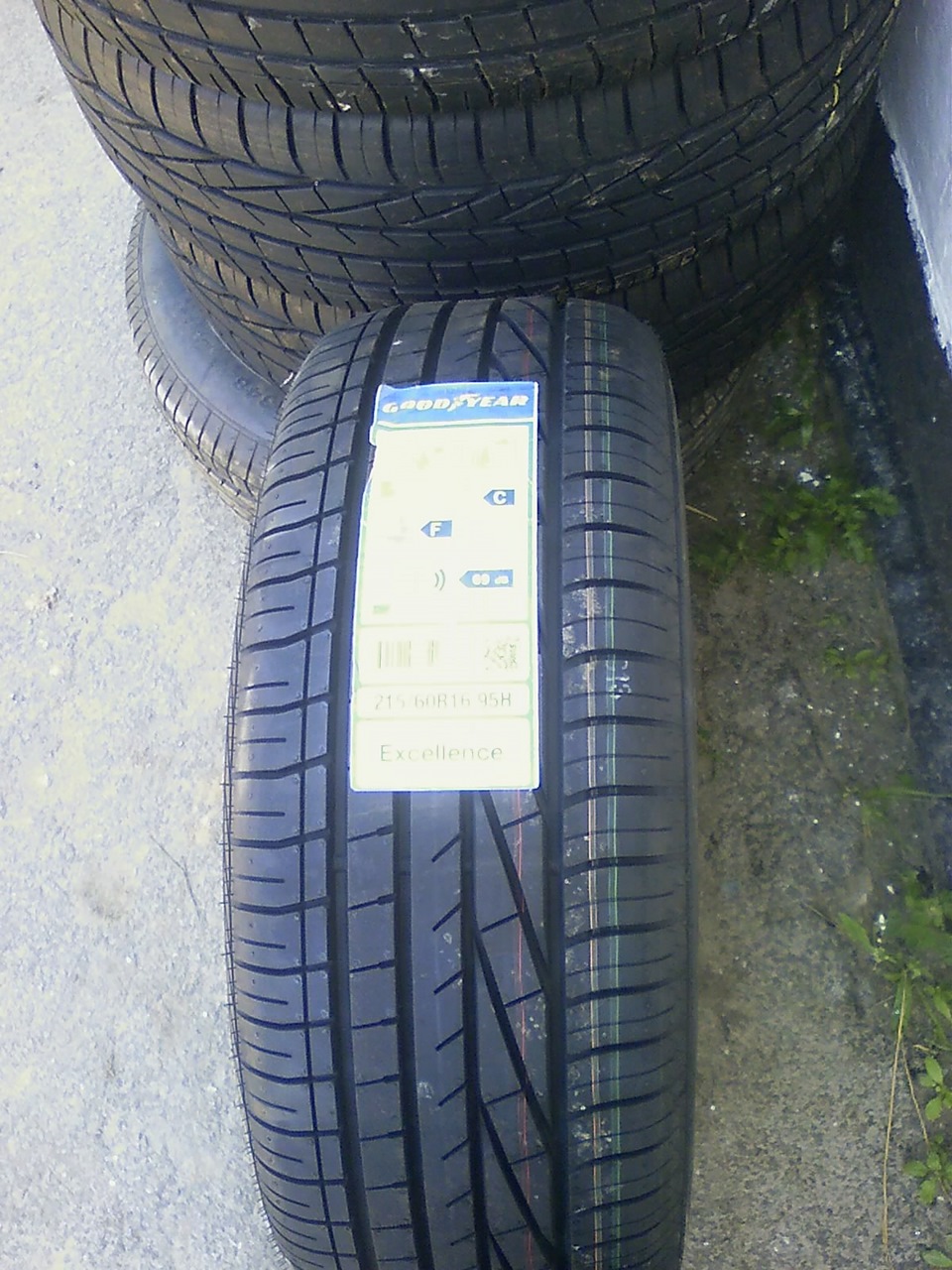 Goodyear excellence — Toyota Camry (XV40), 2,4 л, 2007 года | шины | DRIVE2