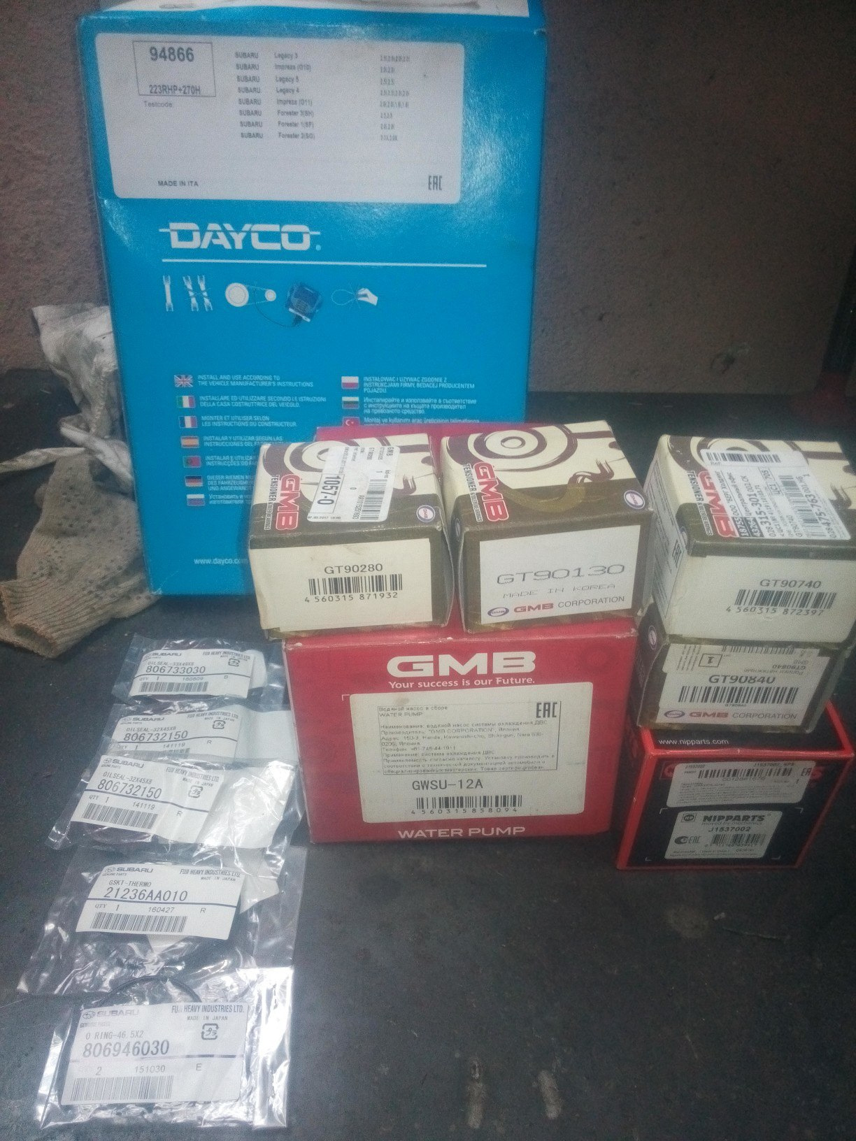 Замена ГРМ — Subaru Impreza (GC/GF), 2 л, 1996 года | своими руками ...