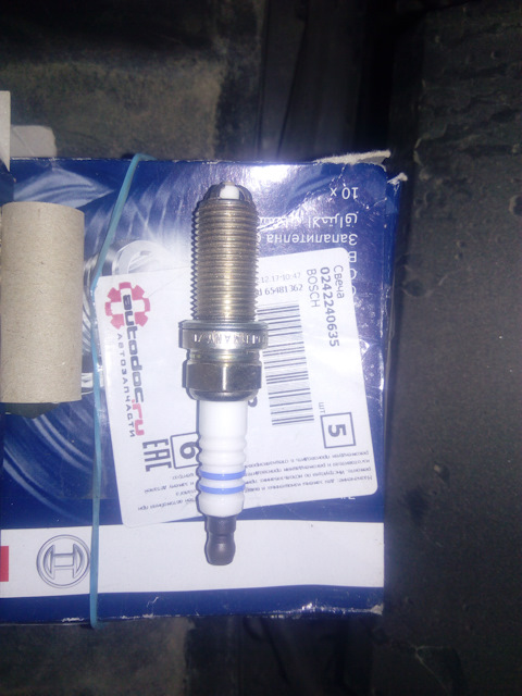 0242240635 Свеча зажигания BOSCH | Запчасти на DRIVE2