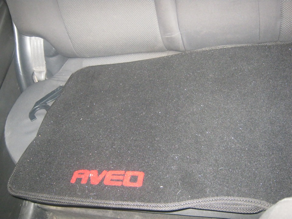 Новые ворсовые ковры в салон — Chevrolet Aveo Sedan (1G), 1,5 л, 2007 ...