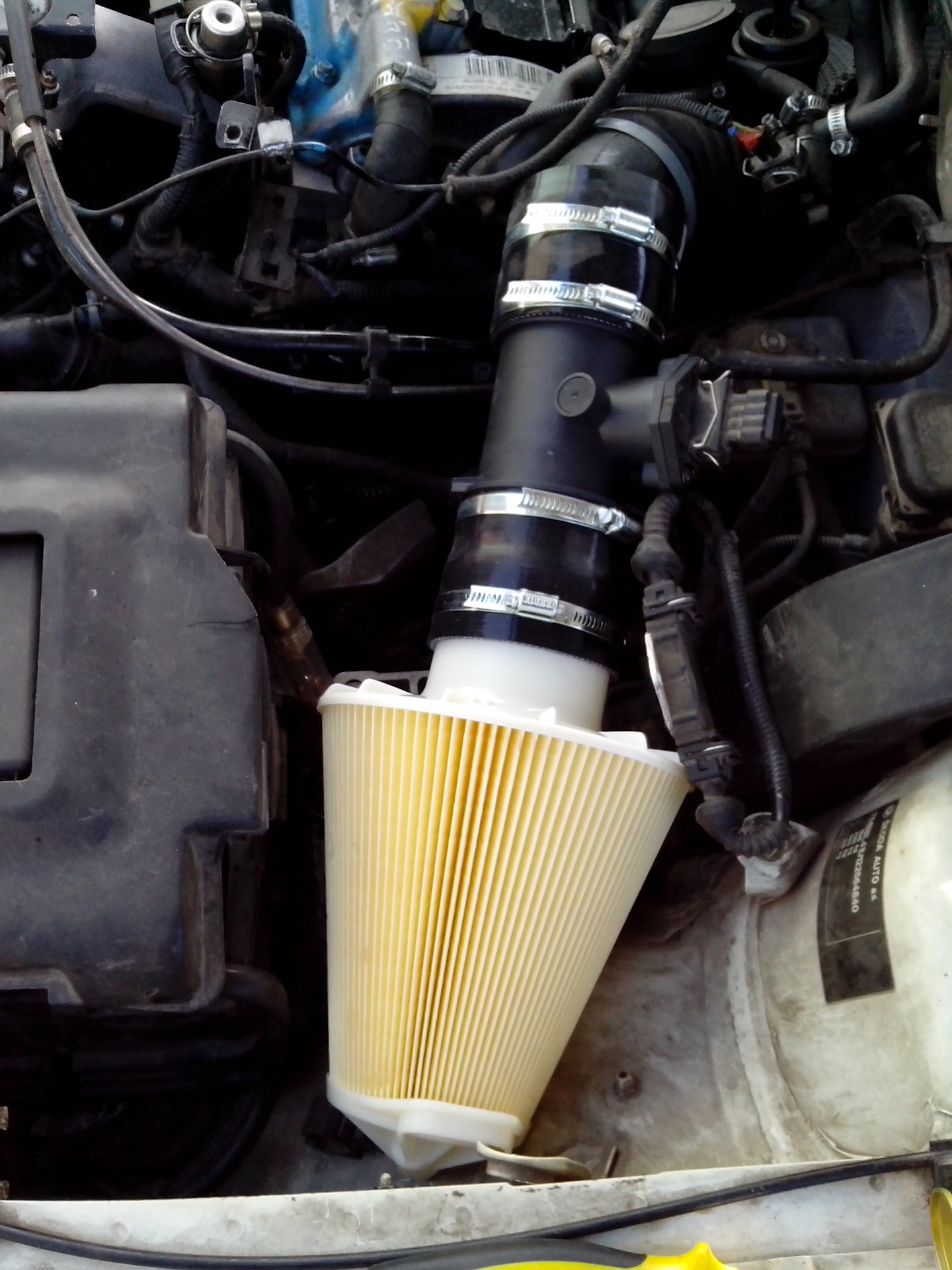 VR6 MAF на своем законном месте — Skoda Octavia A4 Mk1, 1,8 л, 2001 ...