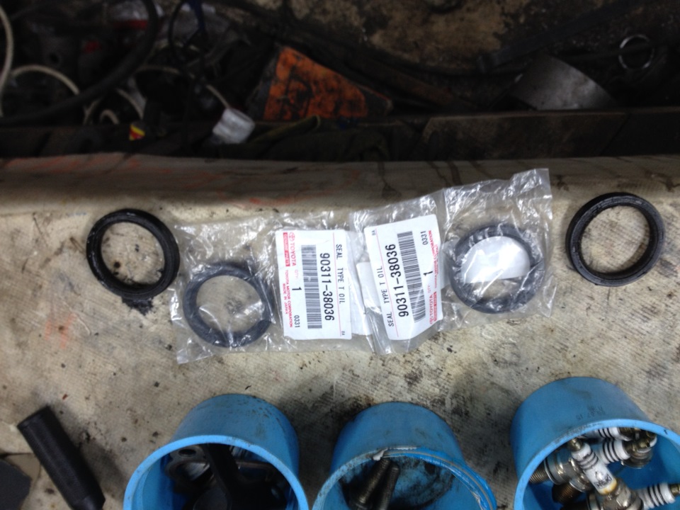 Сборка продолжение 132 ( Сальники распредвалов ) — Toyota Supra (70), 4 ...