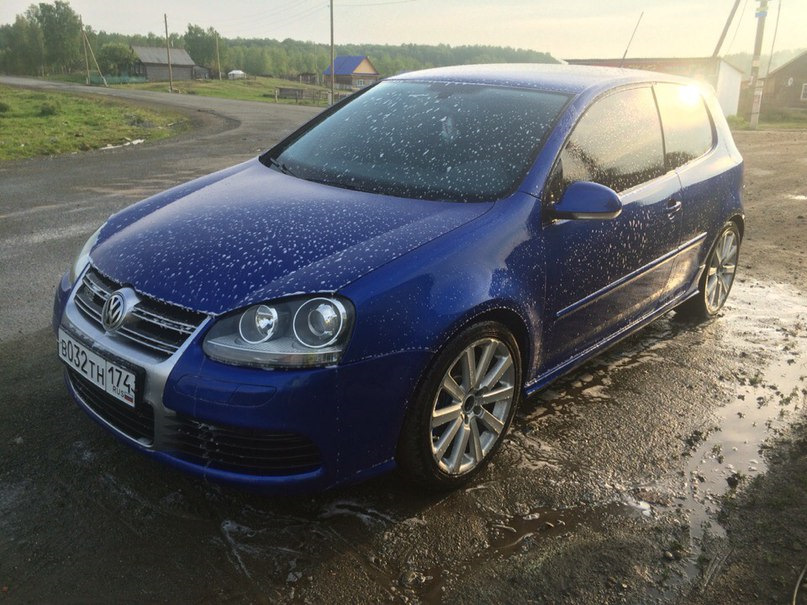 Субботняя мойка — Volkswagen Golf R Mk5, 3,2 л, 2008 года | мойка | DRIVE2