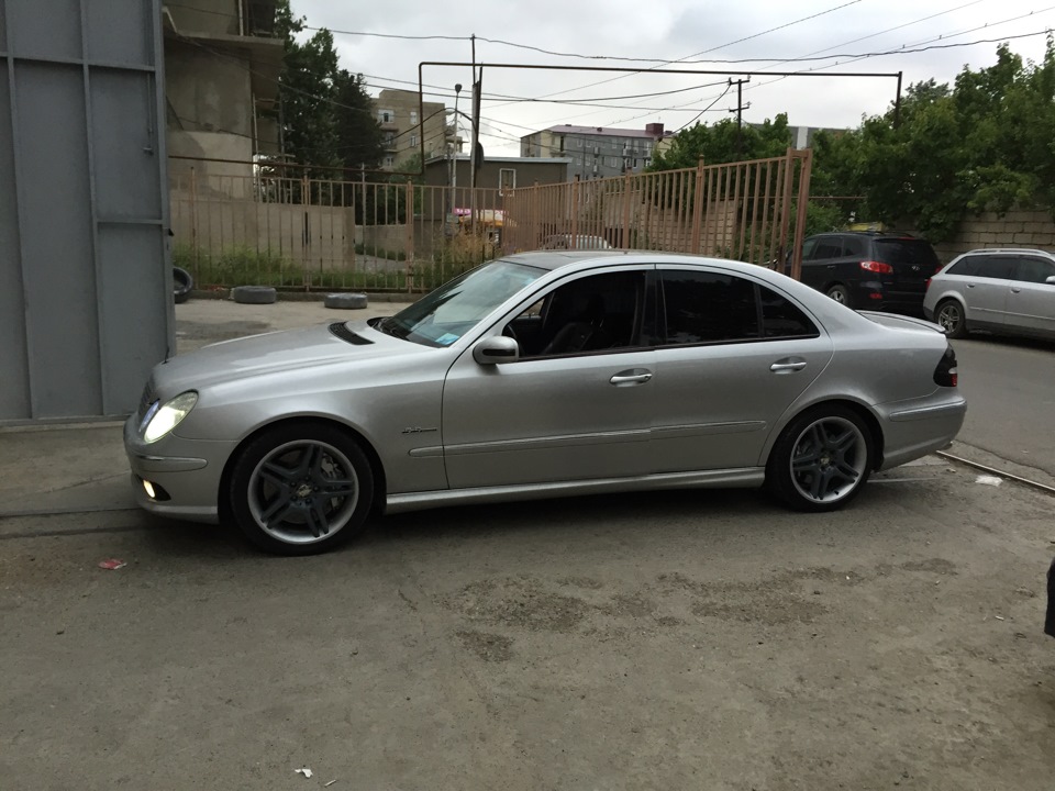 Paint Work — Mercedes-Benz E 55 AMG (W211), 5,5 л, 2004 года | колёсные ...