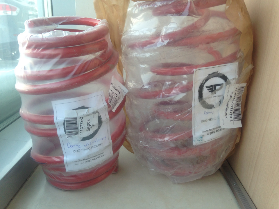 Пружины -30 (технорессор) — Toyota Camry (XV50), 3,5 л, 2016 года ...