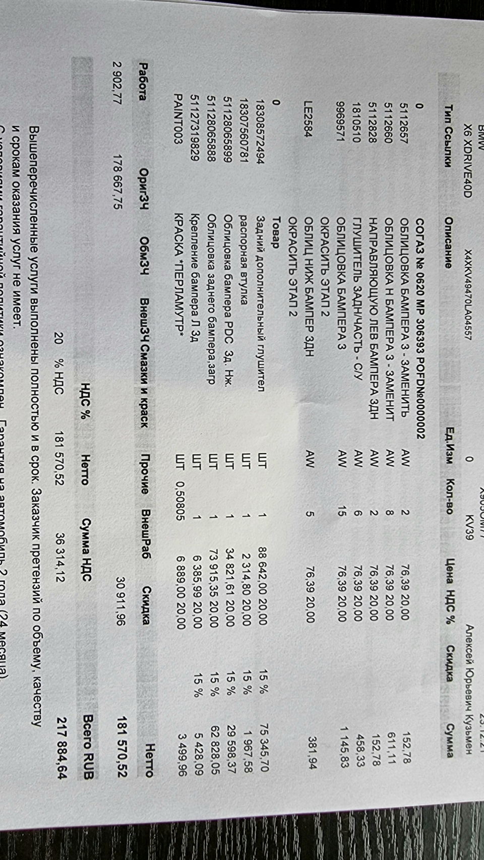 51127319829 Крепление бампера Л Зд BMW | Запчасти на DRIVE2