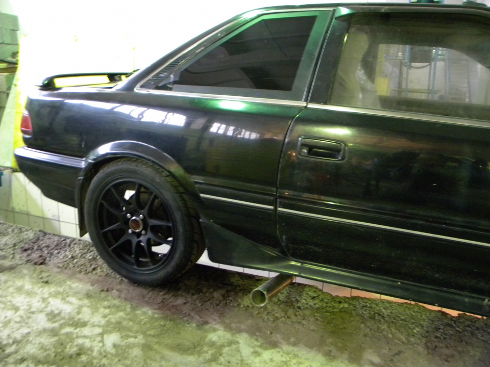 Вот это моя мама называет крутой "Выхлоп"! — Toyota Corolla Levin (AE91/92), 2 л, 1988 года ...
