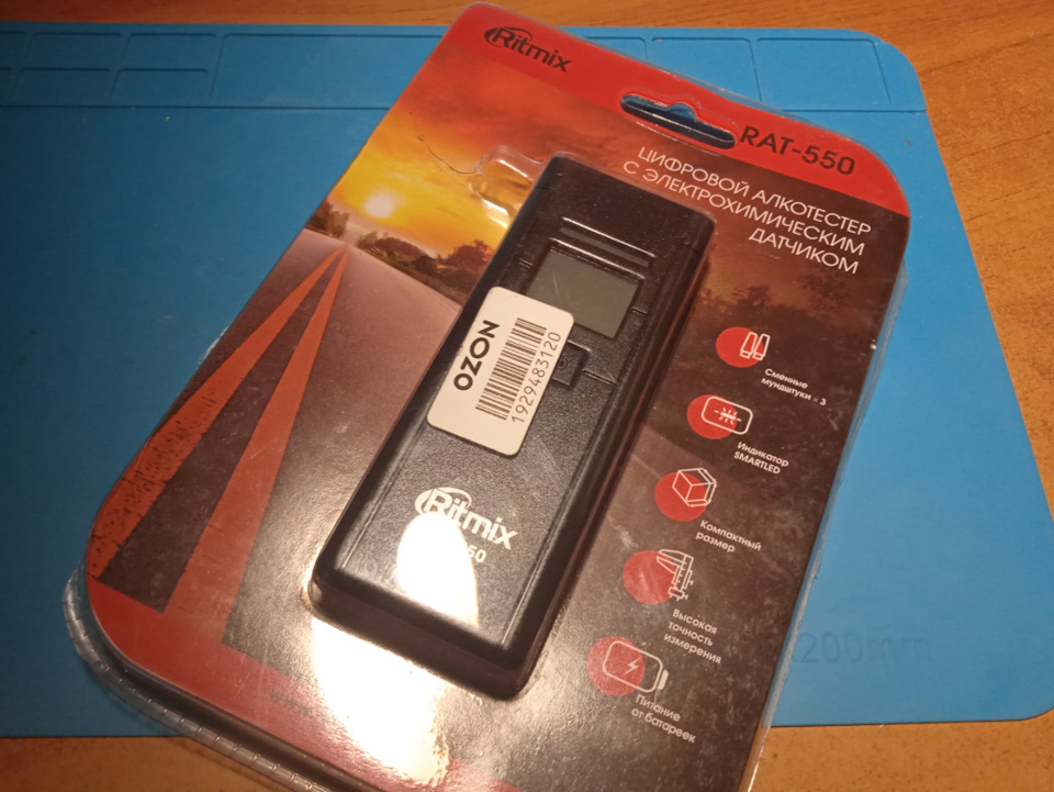 Алкотестер RITMIX RAT-550 — DRIVE2