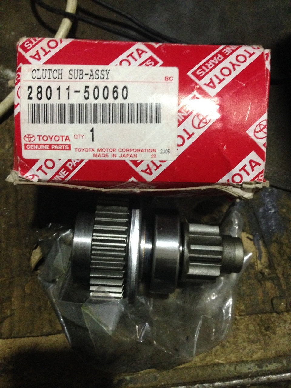 Замена воздушного клапана, реле стартера, бендикса. — Lexus LS (UCF30 ...