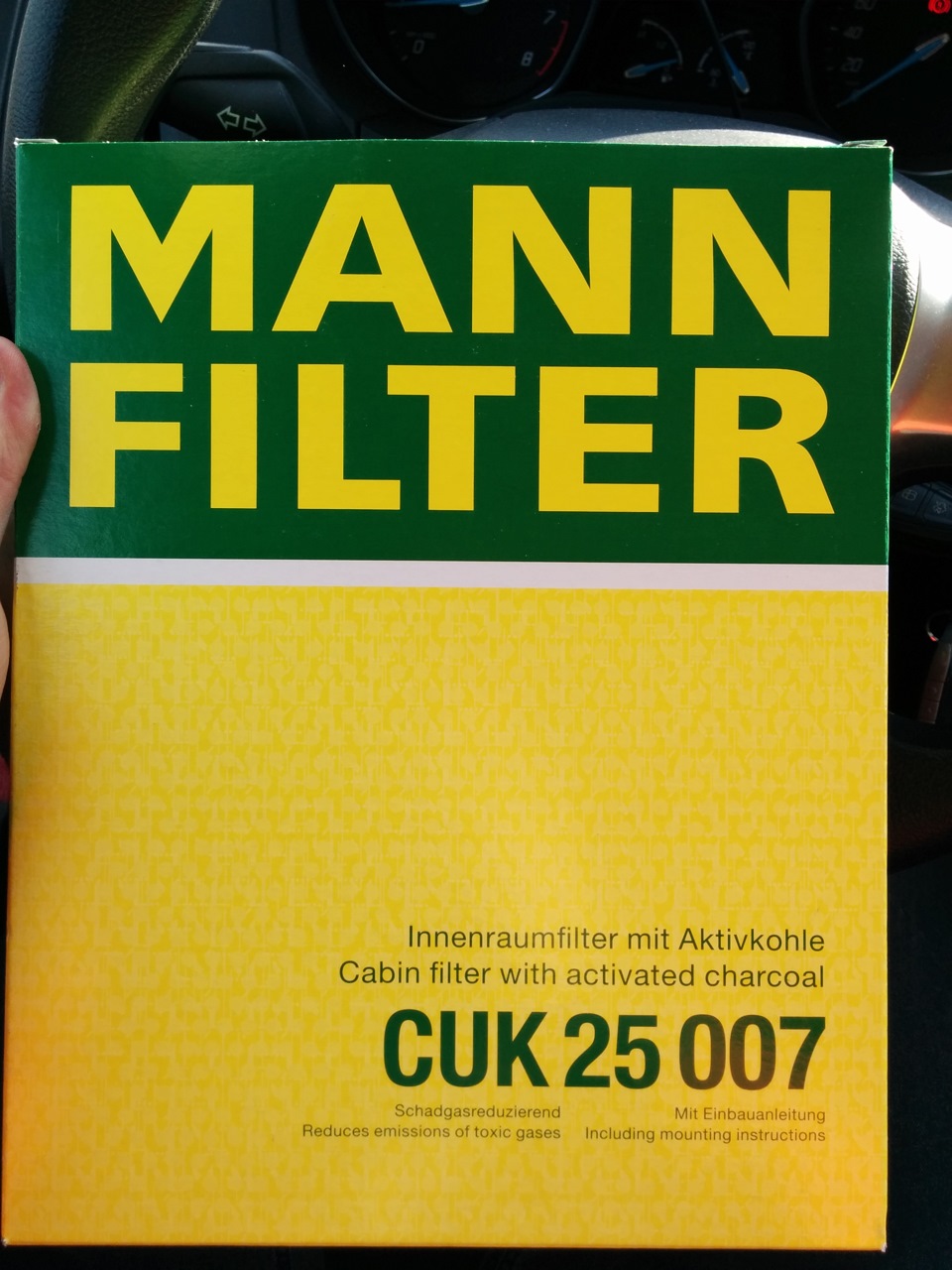 Фильтр в салон — Ford Focus Sedan III, 1,6 л, 2012 года | запчасти | DRIVE2