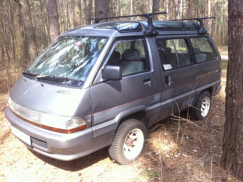 Релинги THULE — Toyota Town Ace (1G), 2 л, 1990 года | аксессуары | DRIVE2