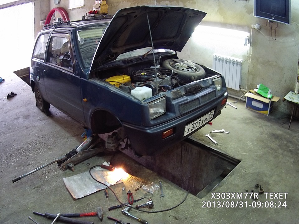 Передняя подвеска — замена… — СеАЗ 11113 Ока, 0,7 л, 1999 года | визит ...