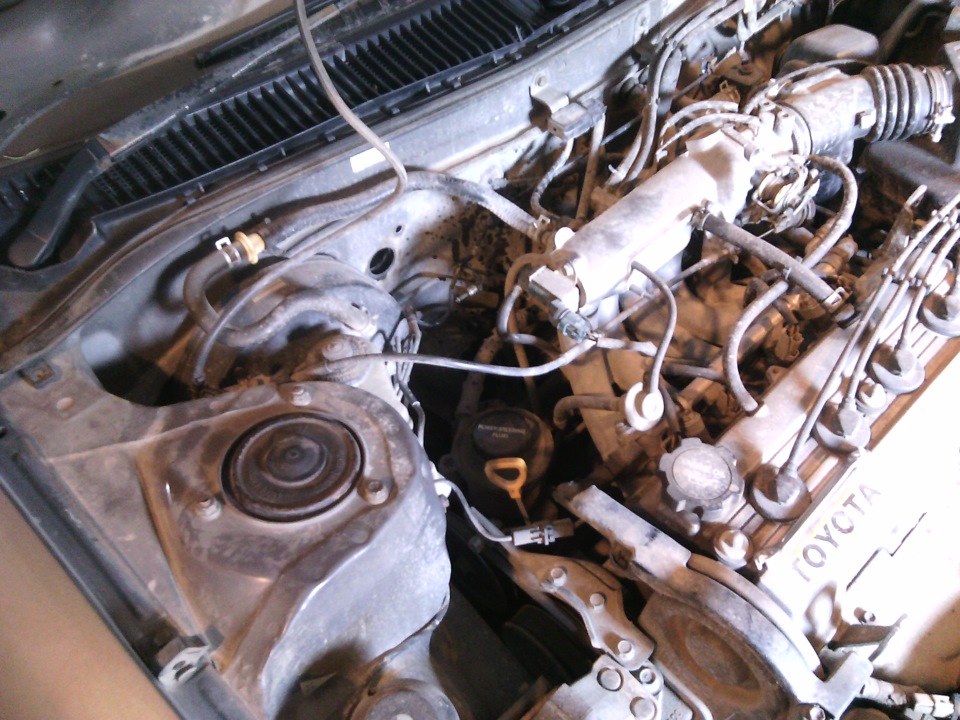 Трамблёр дубль два и главный цилиндр сцепления. — Toyota Corolla (90 ...