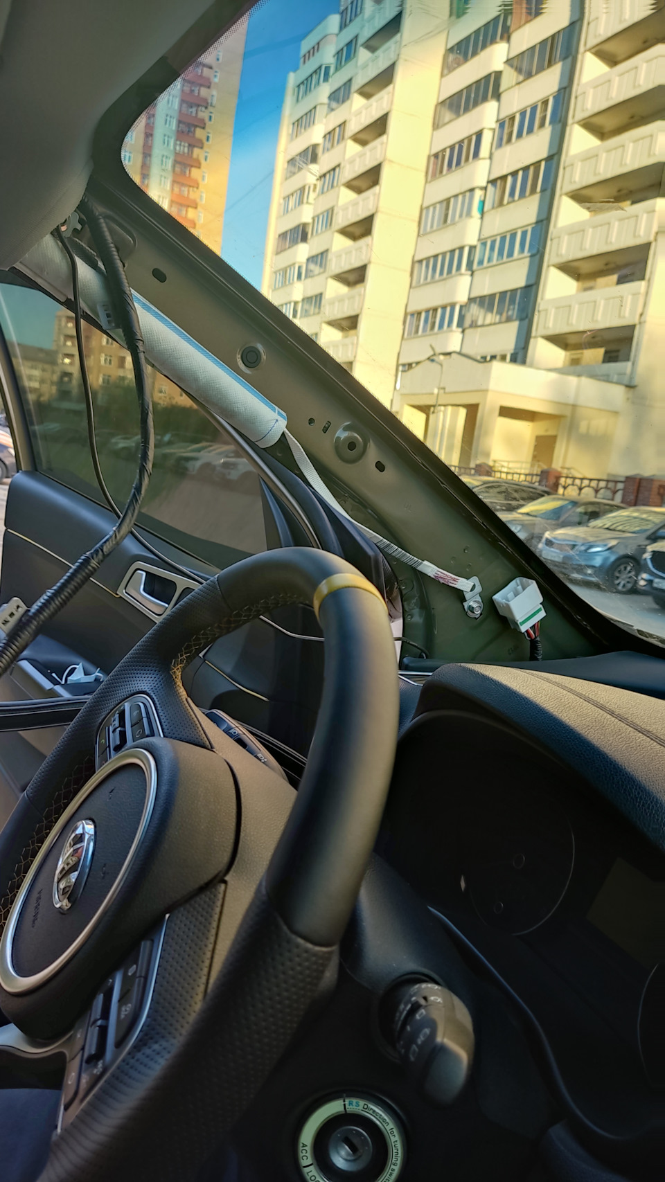 Установка системы LDWS/LKAS (удержание в полосе и чтение знаков). — KIA Sportage (4G), 2 л, 2017 ...