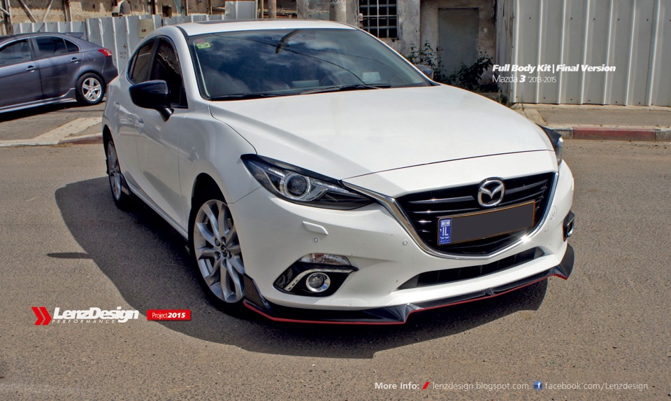 Mazda 3 — 2014 Tuning. Lenzdesign Body Kit — Lenzdesign Performance на ...