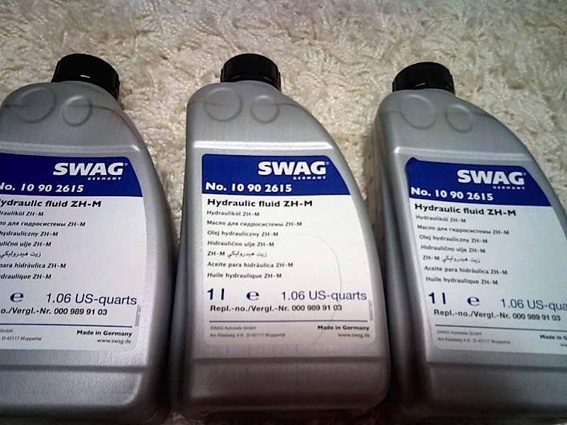 Вторая партия жидкостей — Mercedes-Benz E-Class (W124), 2,8 л, 1989 ...