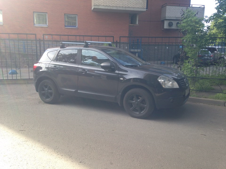 Багажник на крышу — Nissan Qashqai (1G), 2 л, 2008 года | аксессуары ...