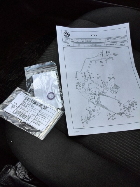 8E0260749D Кольцо уплотнительное шланга кондиционера / VAG | Запчасти ...