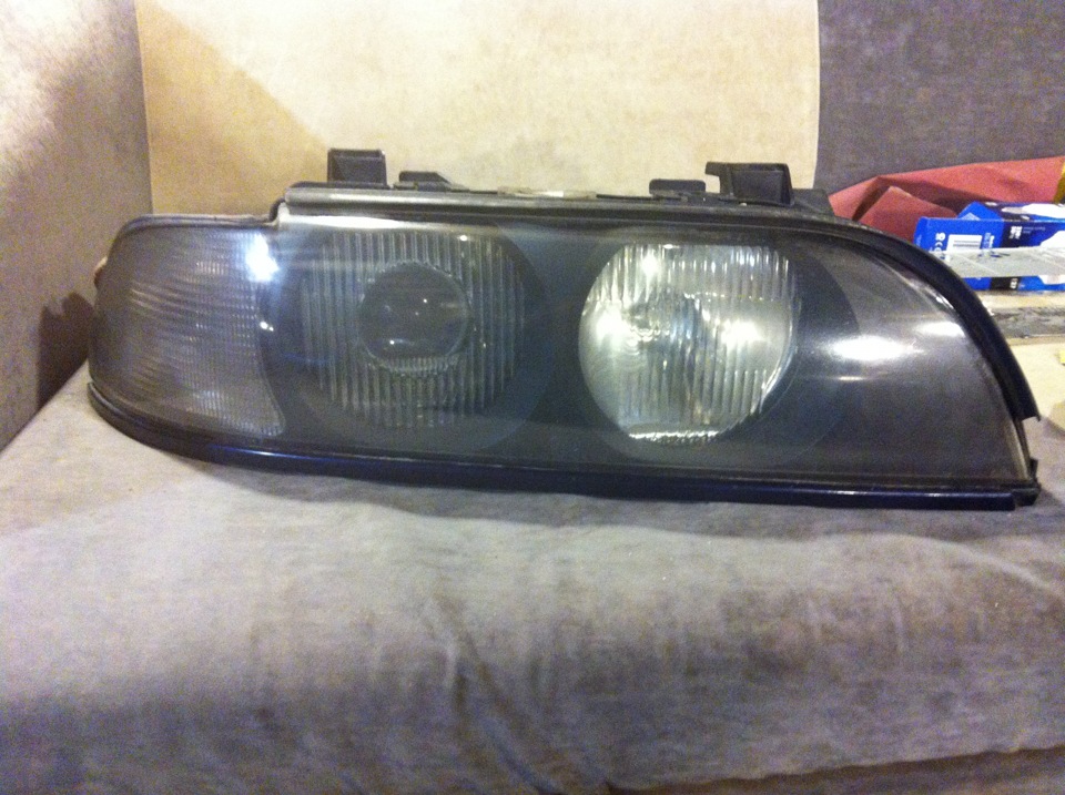 Восстанавливаем Фары! — BMW 5 series (E39), 3,5 л, 1997 года | своими ...