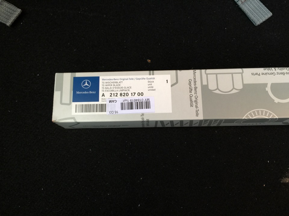 Замена дворников — Mercedes-Benz C-class (W204), 1,6 л., 2013 года ...