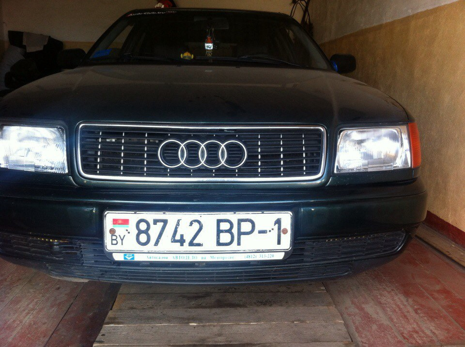 Закос решетки радиатора под A8 W12 — Audi 100 (C4), 2,3 л, 1992 года ...