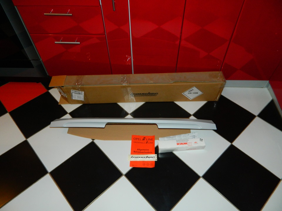 Спойлер от IRMSCHER — Opel Meriva (A), 1,3 л, 2007 года | тюнинг | DRIVE2