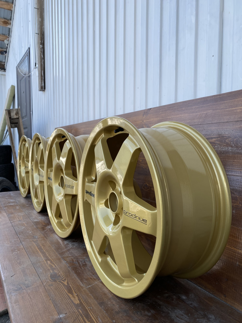 Восстановление дисков Speedline ST2 R17 ET35, новая резина Sailun ...