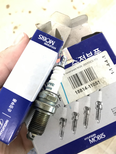 1881411051 Свеча зажигания KIA HYUNDAI | Запчасти на DRIVE2