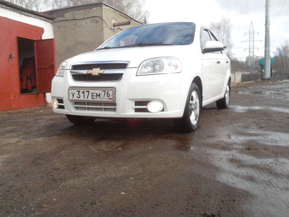 Установка ПТФ — Chevrolet Aveo Sedan (1G), 1,2 л, 2009 года ...