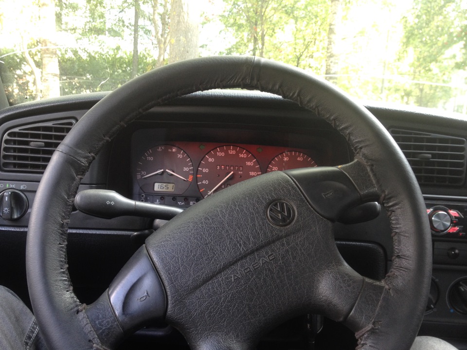 красная подсветка приборной панели — Volkswagen Passat B4, 1,8 л, 1994 ...