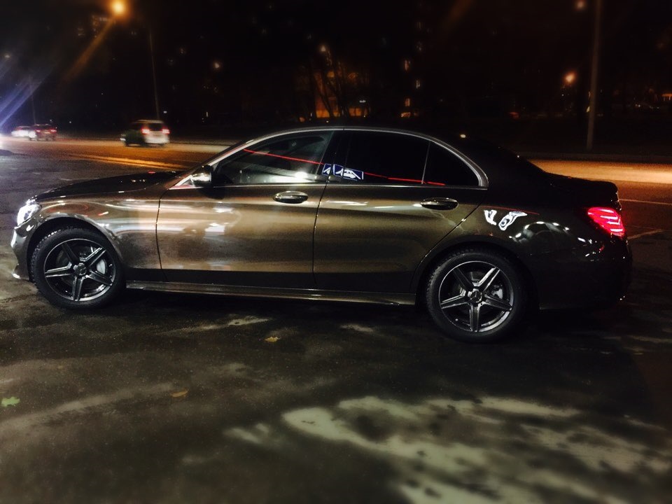 Зима не за горами — Mercedes-Benz C-Class (W205), 1,6 л, 2015 года | колёсные диски | DRIVE2