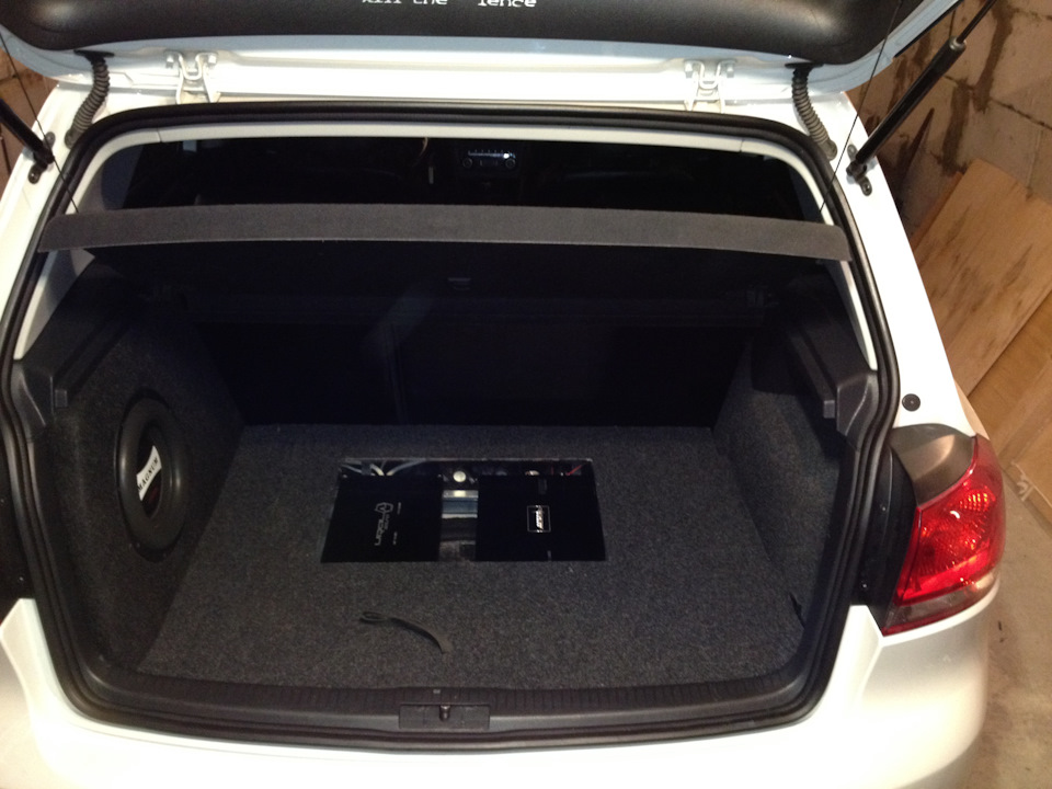 Фальшпол в багажник GOLF 6 ч.2 — Volkswagen Golf Mk6, 1,6 л, 2012 года ...