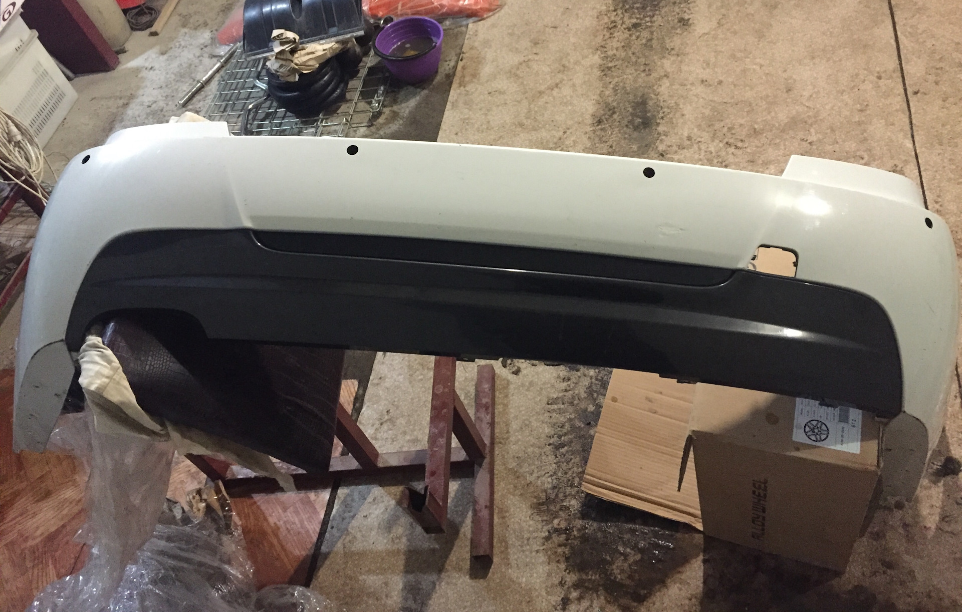 Задний бампер М-Техник — BMW 3 series Coupe (E92), 2 л, 2012 года ...