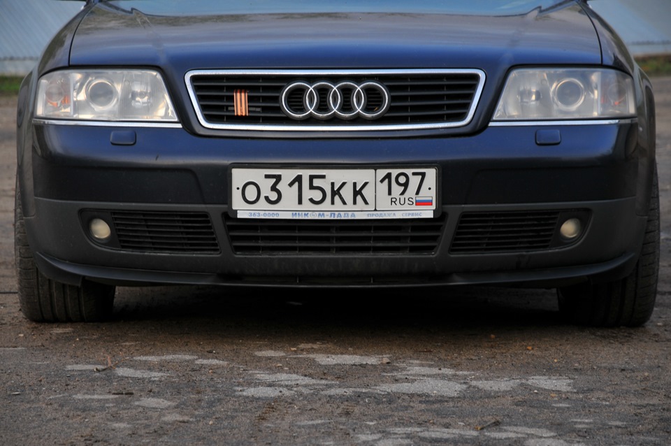 губа на передний бампер от seat leon — Audi A6 (C5), 2,4 л, 2001 года ...