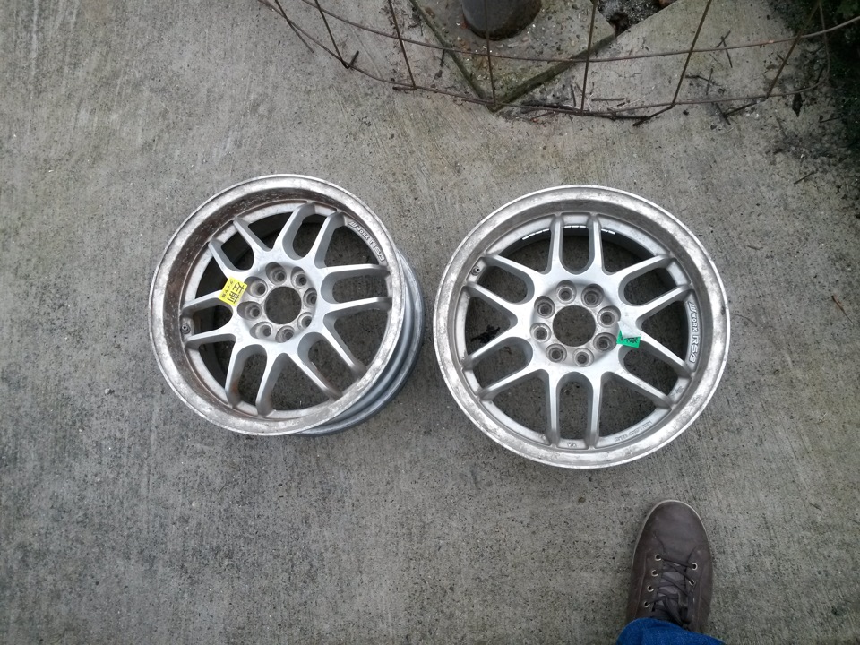 R15 "Work RSB" 2шт — Toyota Corolla Levin (AE110/111), 1,6 л, 1997 года ...