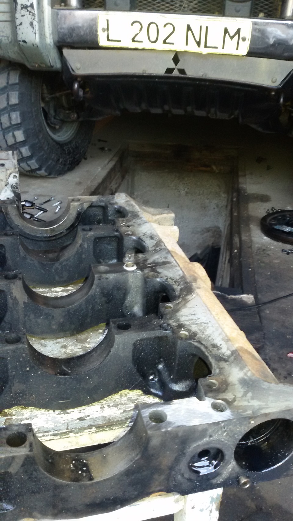 Кап ремонт движка — Mitsubishi Pajero (2G), 2,8 л., 1993 года | своими ...